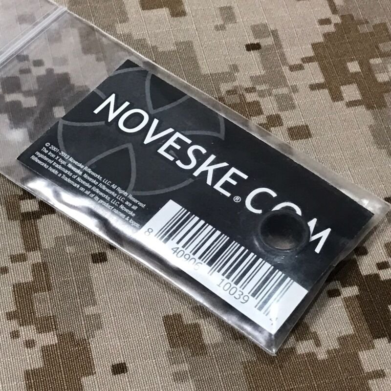 実物 NOVESKE Quick Detach End Plate BLACK AR15 - BLACK LINE